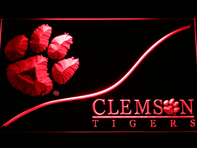 Clemson Tigers Split Neon Sign - LED LAB CAVE