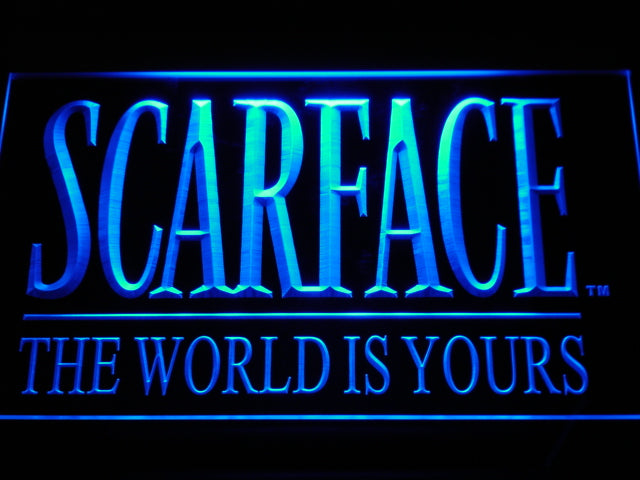Scarface The World Is Yours Neon Sign - LED LAB CAVE