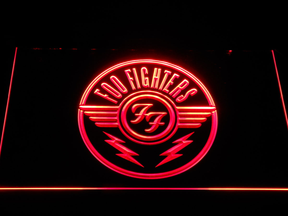Foo Fighters Badge Neon Sign - LED LAB CAVE