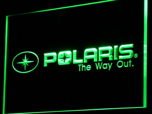 Polaris Snowmobile Neon Sign - LED LAB CAVE