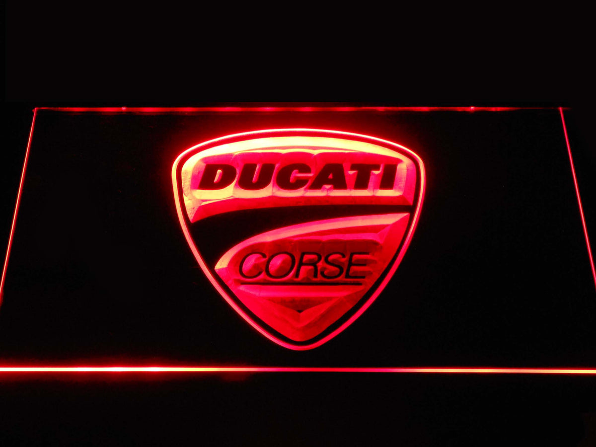 Ducati Corse Neon Sign - LED LAB CAVE