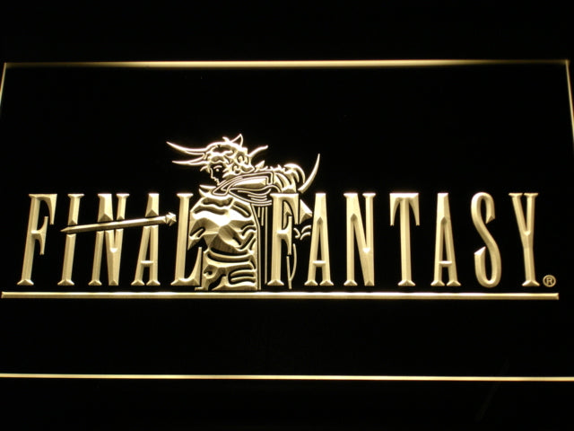 Final Fantasy I Neon Sign - LED LAB CAVE
