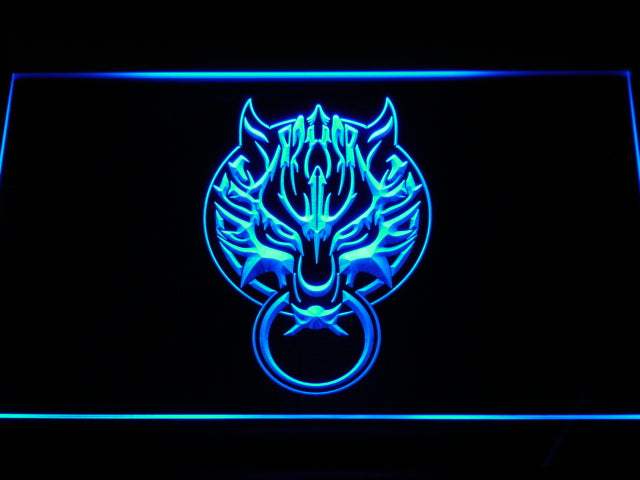 Final Fantasy VII 7 Cloudy Wolf Neon Sign | LEDLABCAVE
