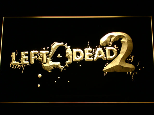 Left 4 Dead 2 Logo Neon Sign - LED LAB CAVE
