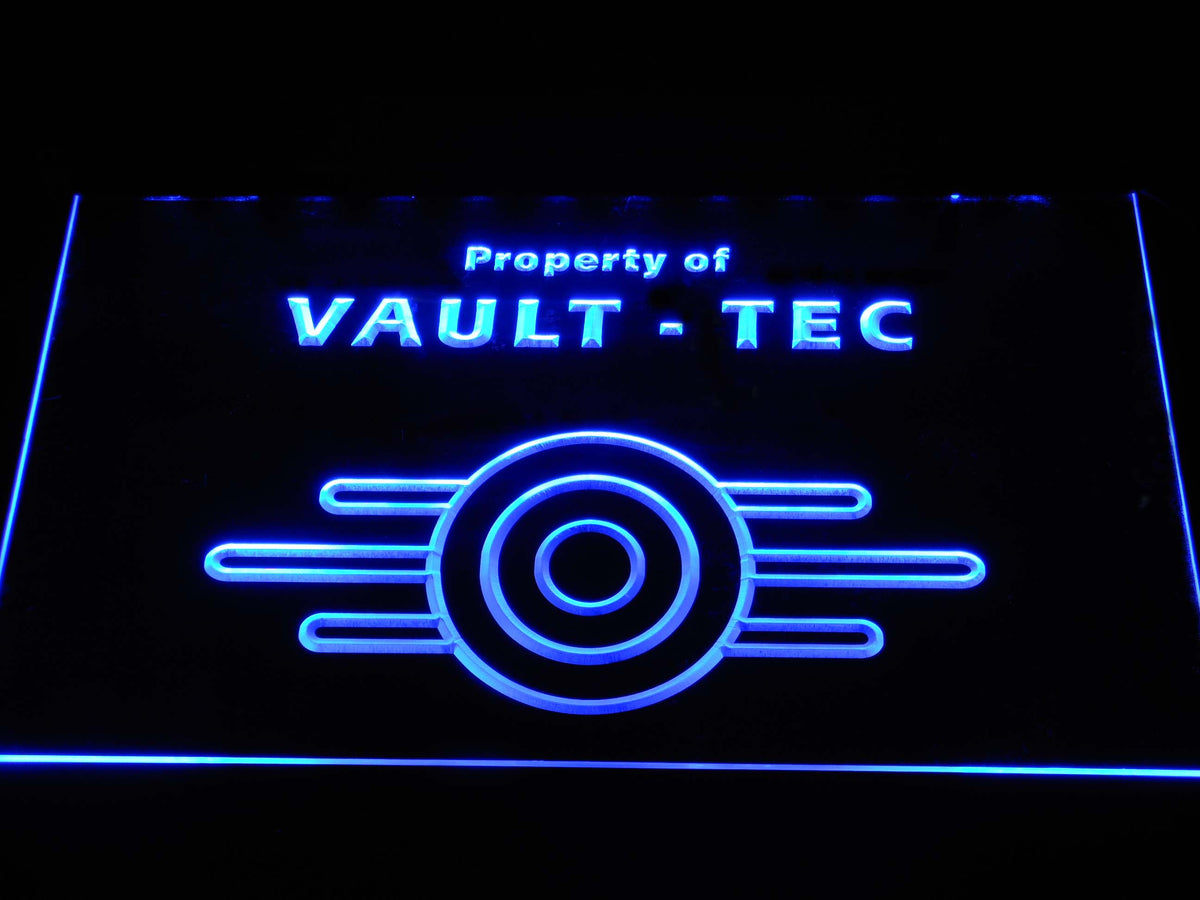 Fallout Property Of Vault-Tec Neon Sign - LED LAB CAVE