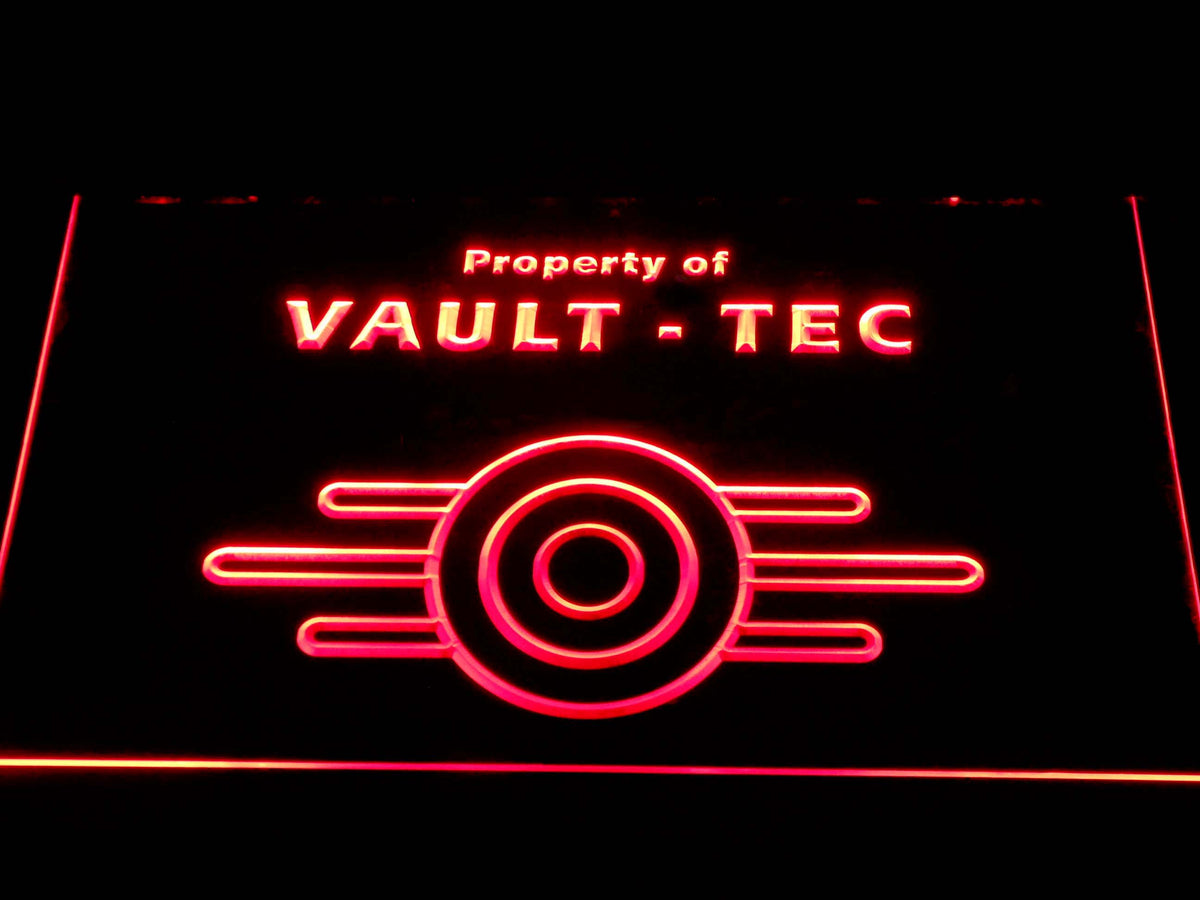 Fallout Property Of Vault-Tec Neon Sign - LED LAB CAVE