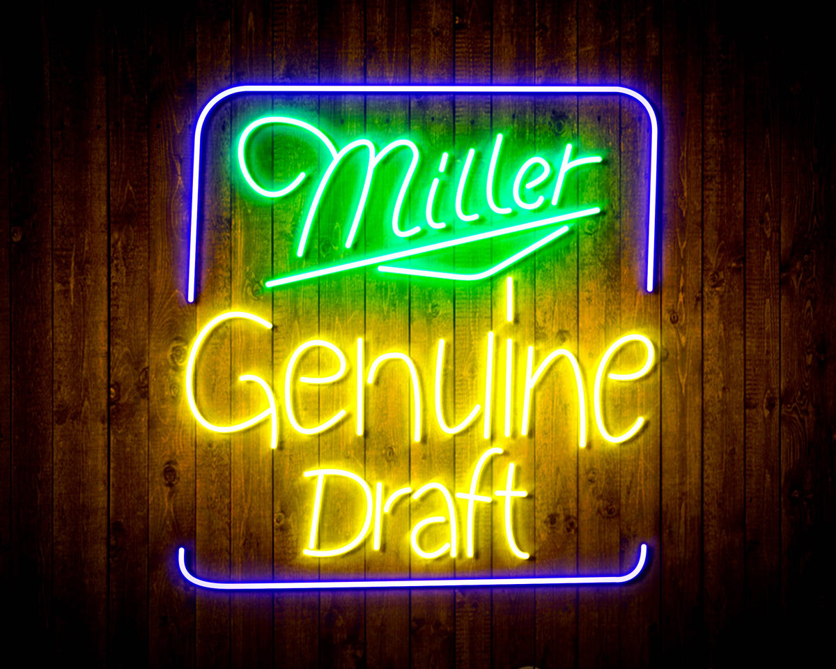 Miller Genuine Draft Handmade LED Neon Sign