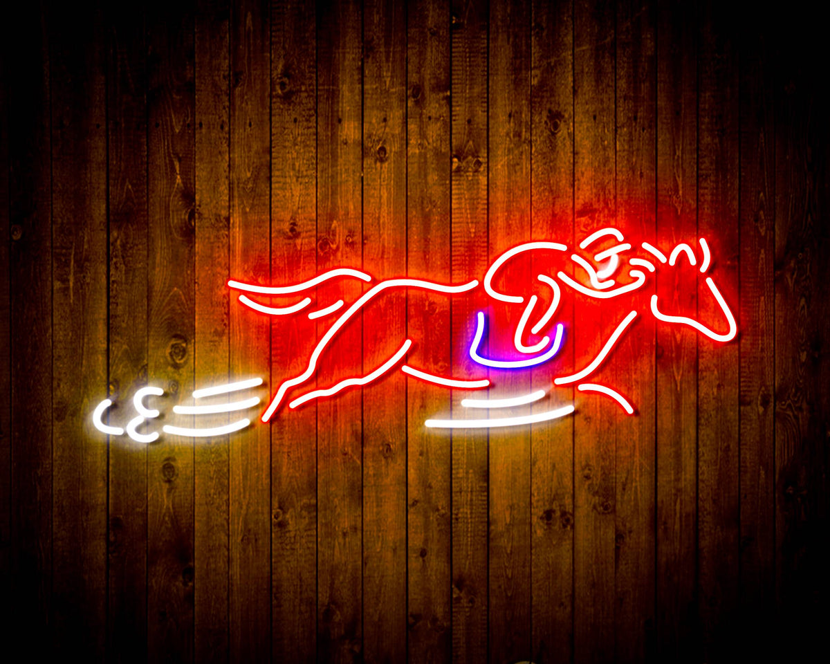 Running Horse for Budlight Handmade LED Neon Sign
