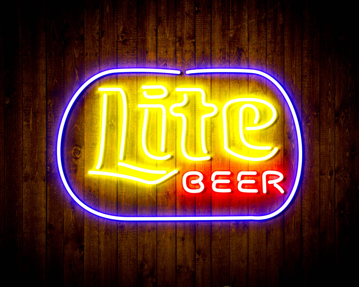 Miller Lite Beer Handmade LED Neon Sign