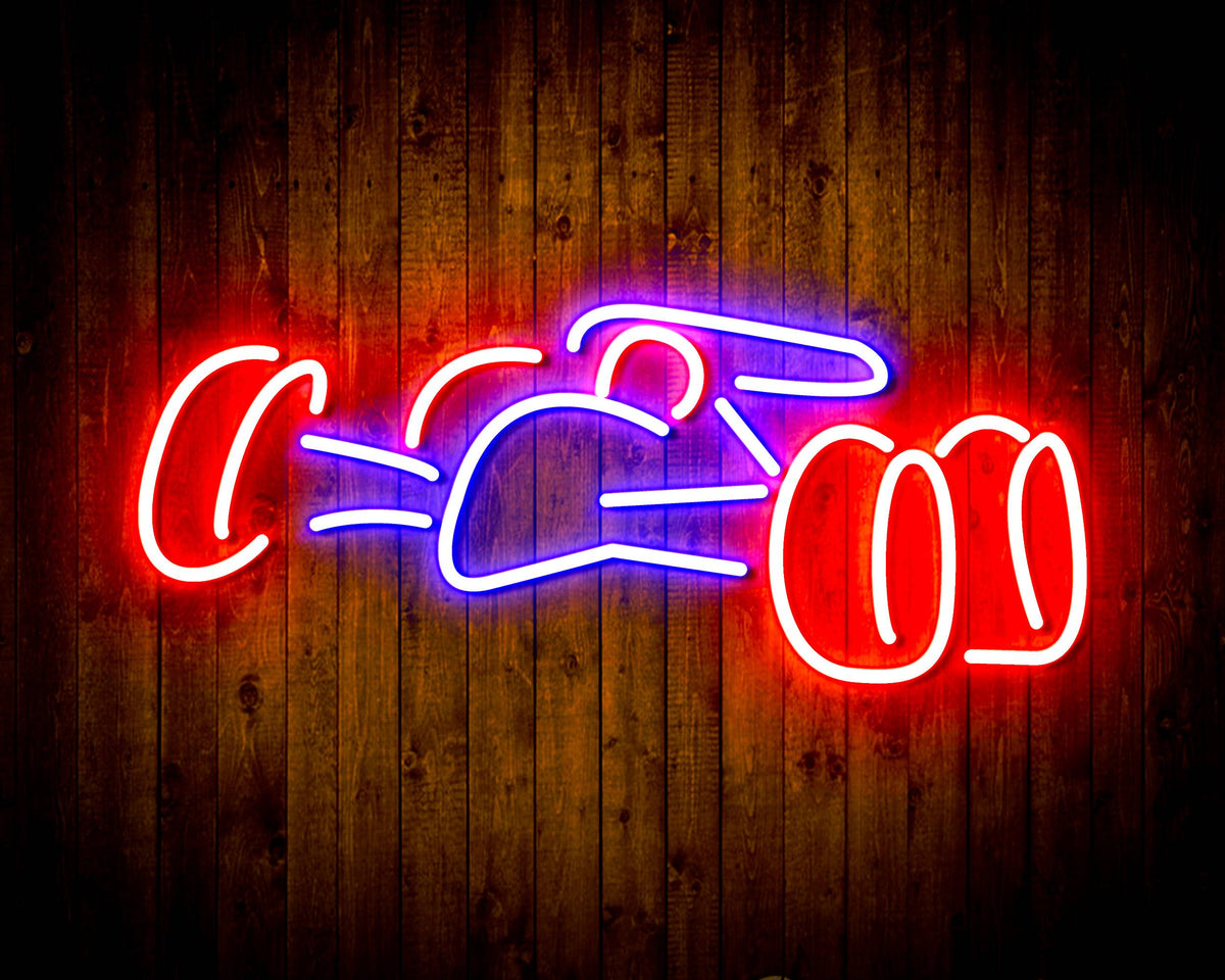 Race Car for Budweiser Handmade LED Neon Sign