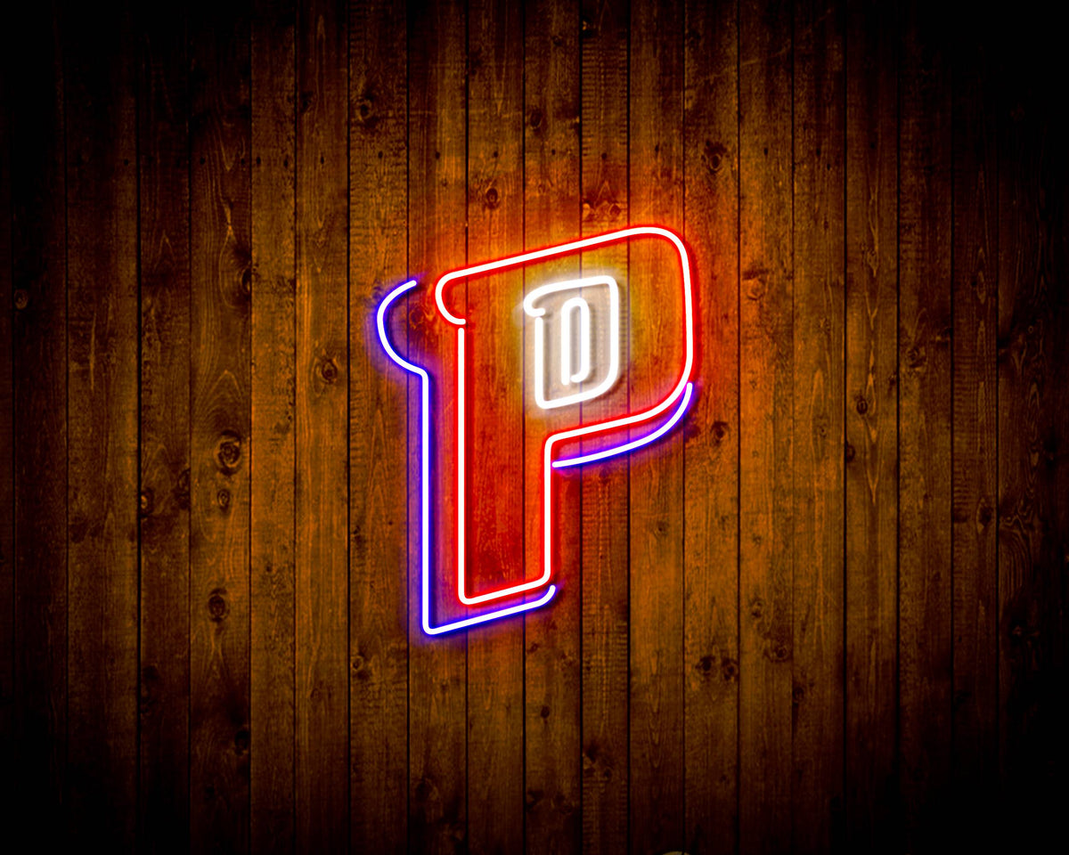 NBA Detroit Pistons Flex LED Neon Sign - LED LAB CAVE