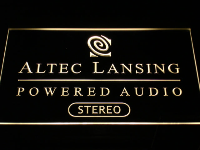 Altec Lansing Logo Neon Sign | LEDLABCAVE