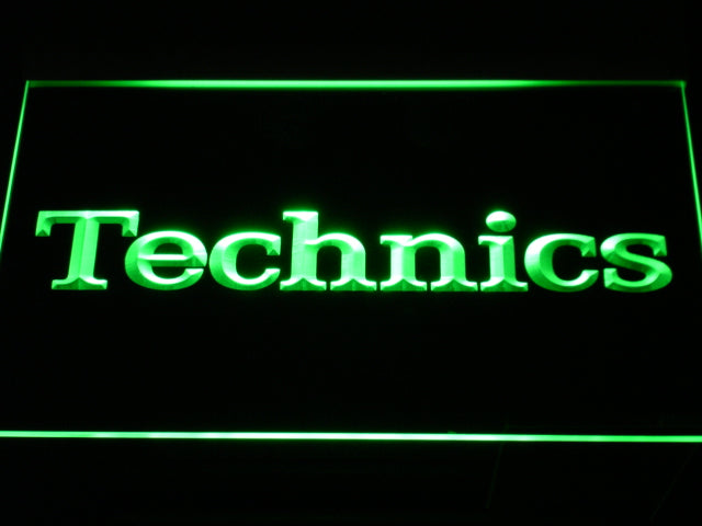Technics Turntables Dj Music Neon Sign | LEDLABCAVE