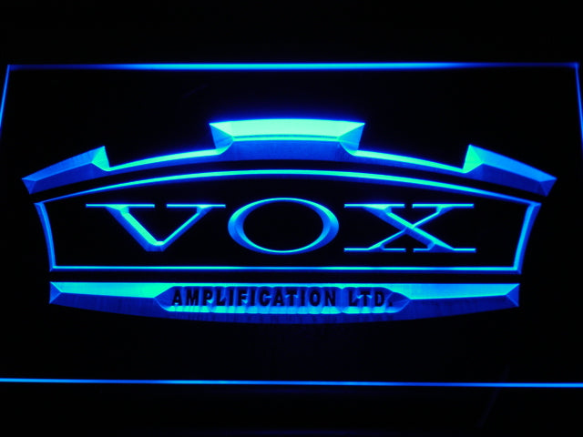 Vox Amps Amplifier Guitar Bass Band Neon Sign | LEDLABCAVE