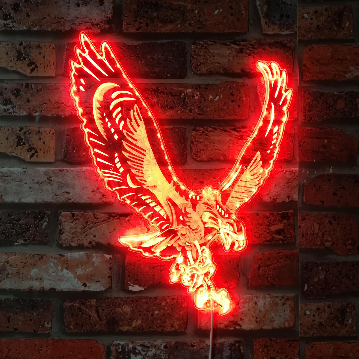 Eagles Dynamic RGB Edge Lit LED Sign | led lab cave