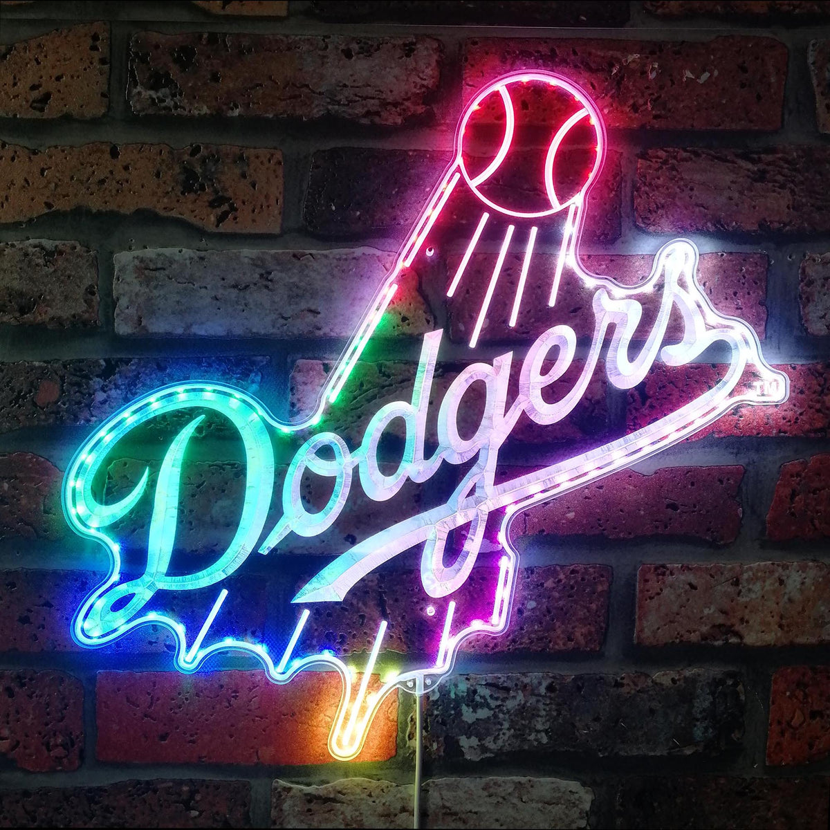 Dogers Dynamic RGB Edge Lit LED Sign | LEDLABCAVE