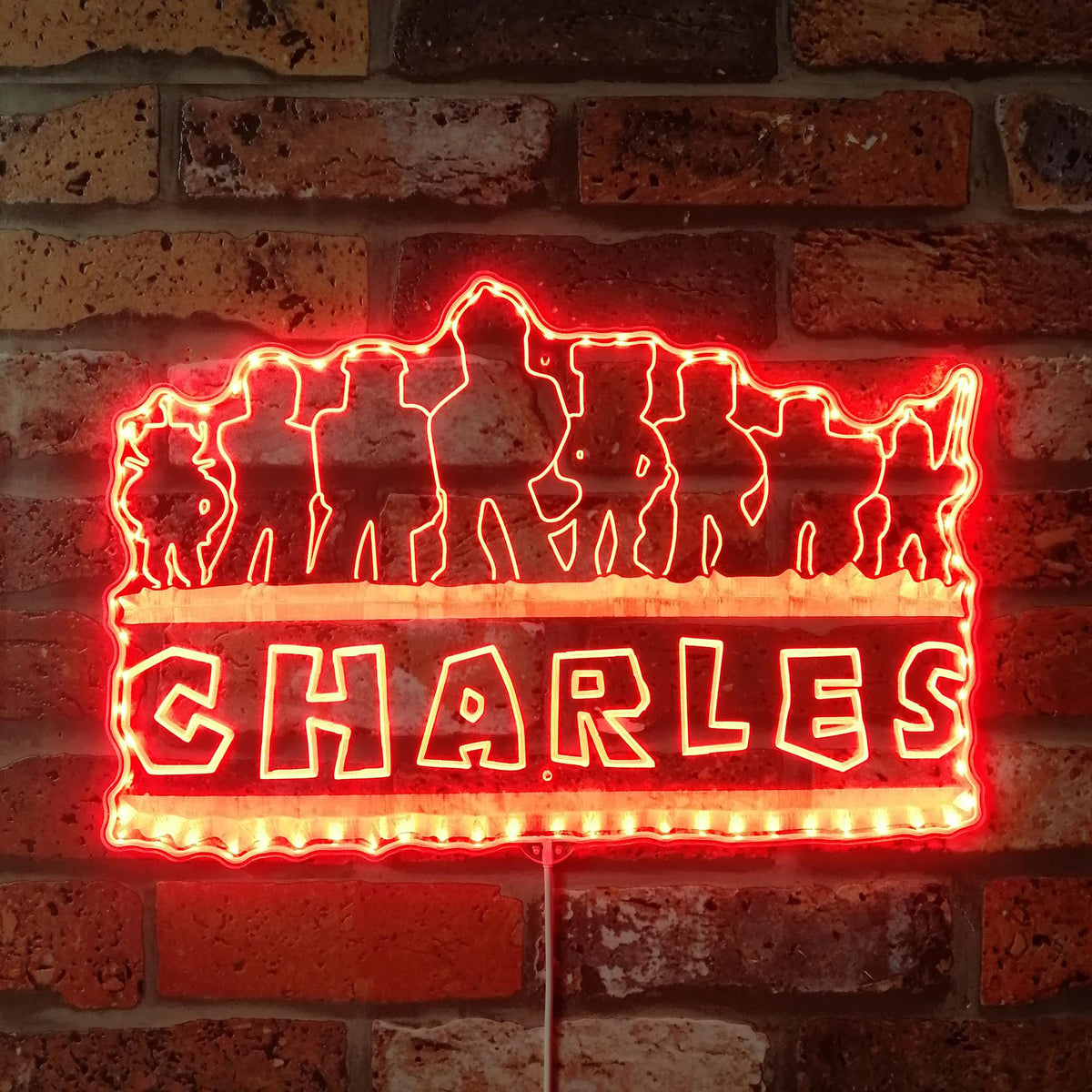 Personalized Roblox Name Dynamic RGB Edge Lit LED Sign | LEDLABCAVE