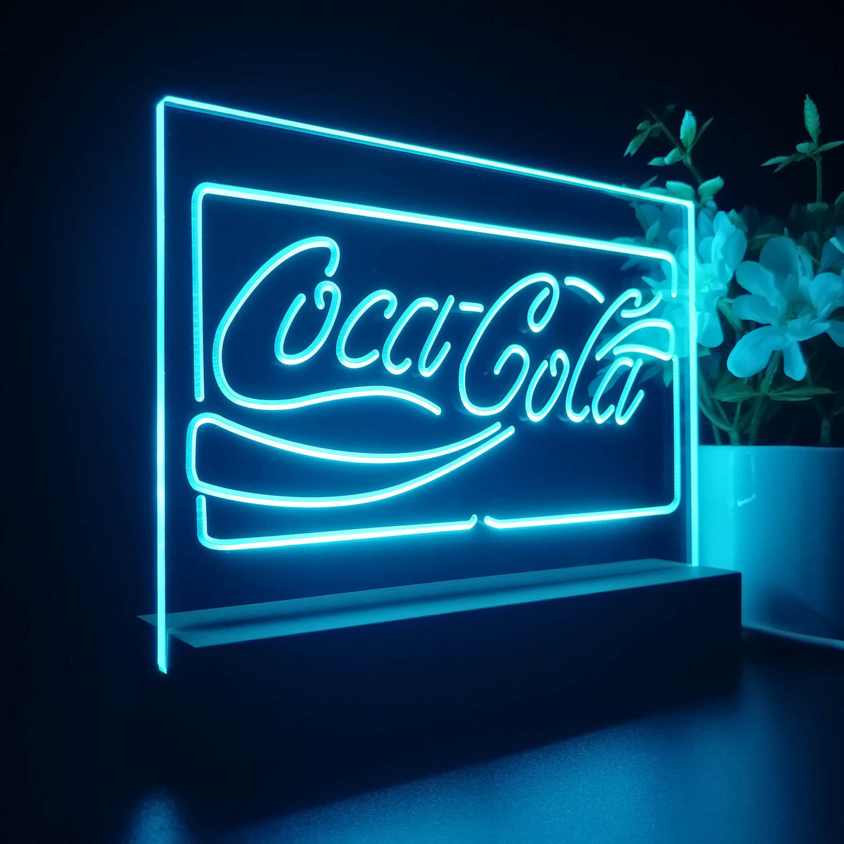 Coca Colas Decoration Gifts 3D LED Optical Illusion Night Light | LED ...