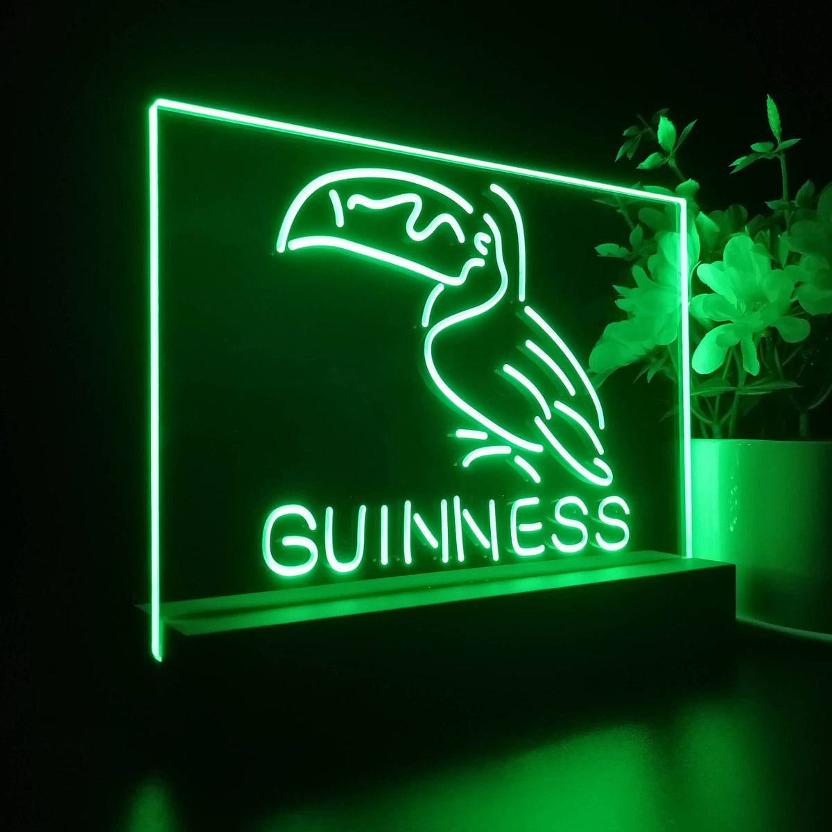 Guinness Toucan Stout Draught 3D LED Optical Illusion Night Light | LED ...