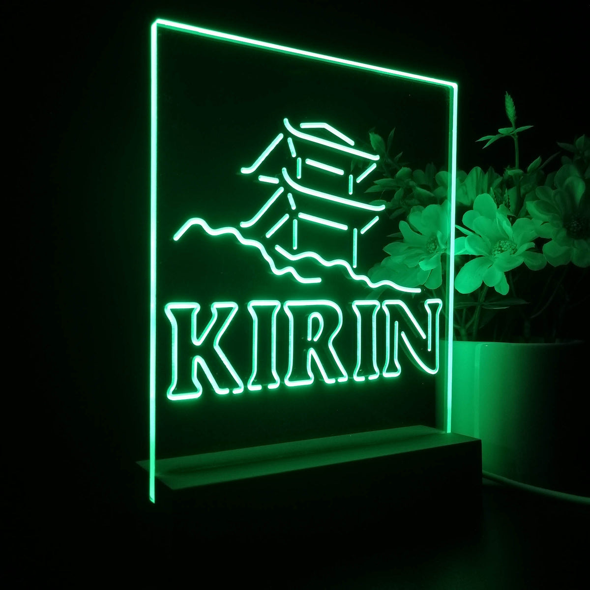 Kirin Japanese Pagoda 3D LED Optical Illusion Night Light | LED LAB CAVE