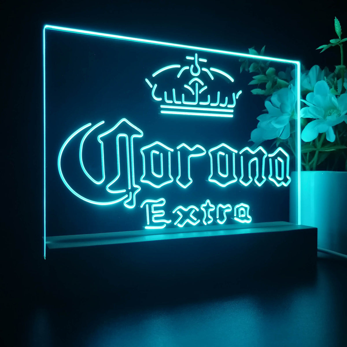 Corona Crown Extra Traditional 3D LED Optical Illusion Night Light ...