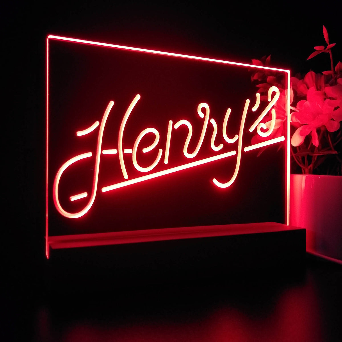 Henry Weinhard Root Beer 3D LED Optical Illusion Night Light | LED LAB CAVE