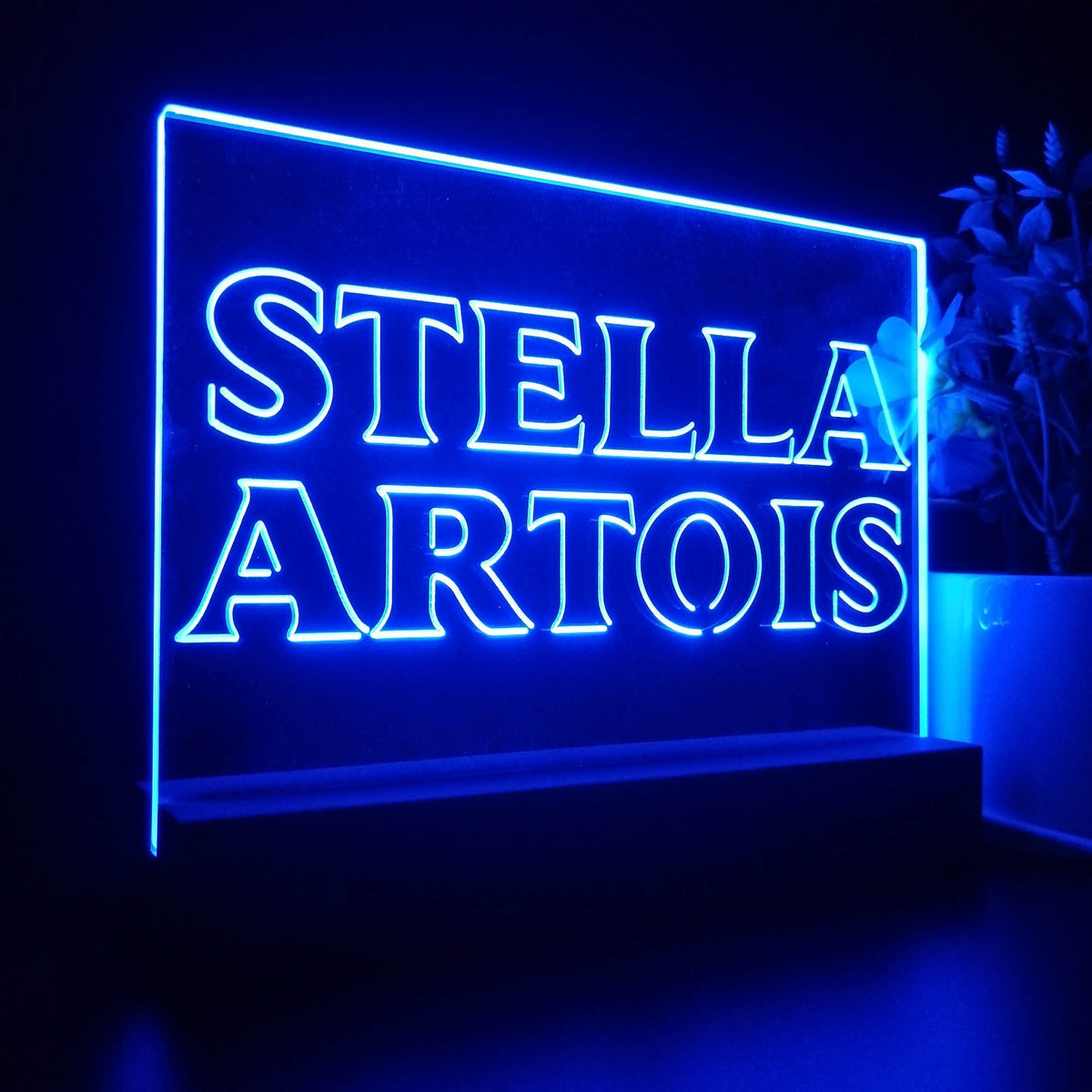 Stella Artois Beer 3D LED Optical Illusion Night Light | LED LAB CAVE