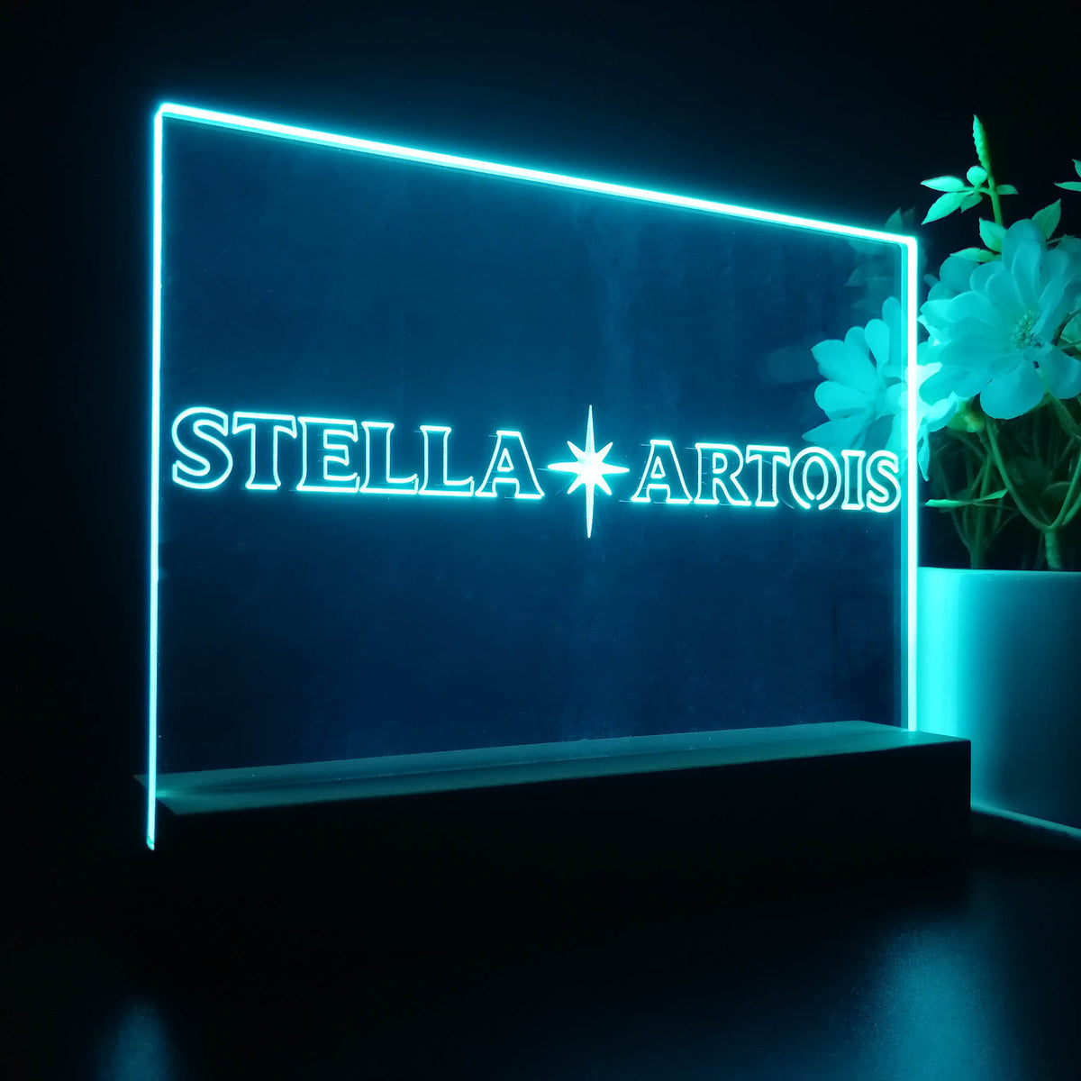 Stella Artois Star 3D LED Optical Illusion Night Light | LED LAB CAVE