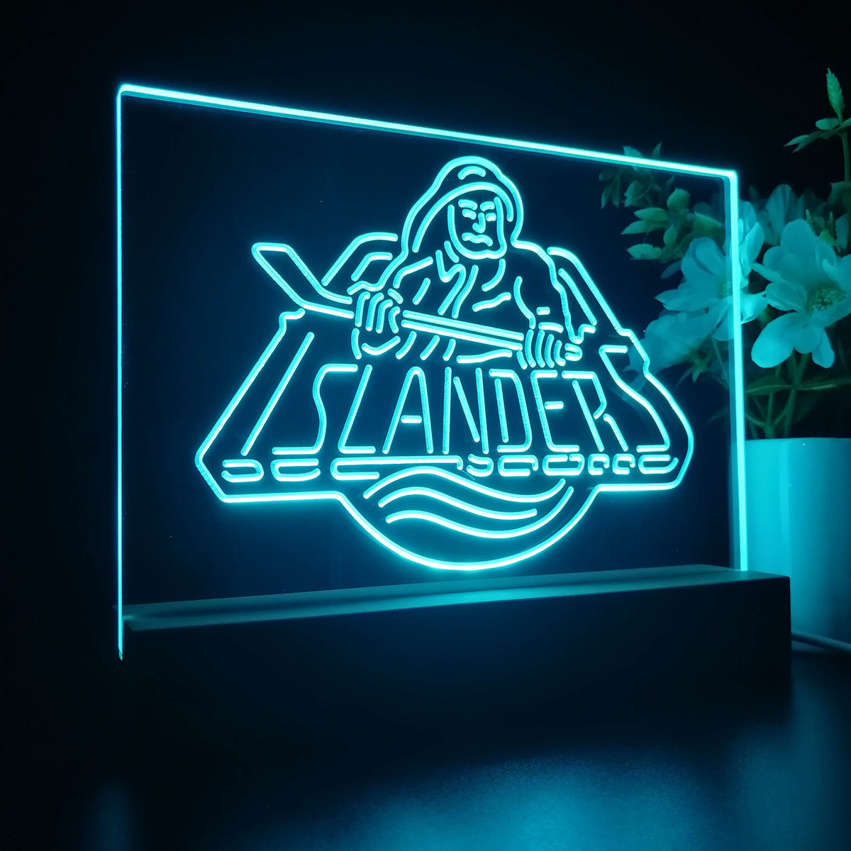 New York Sport Team Islanders 3D LED Optical Illusion Sport Team Night ...