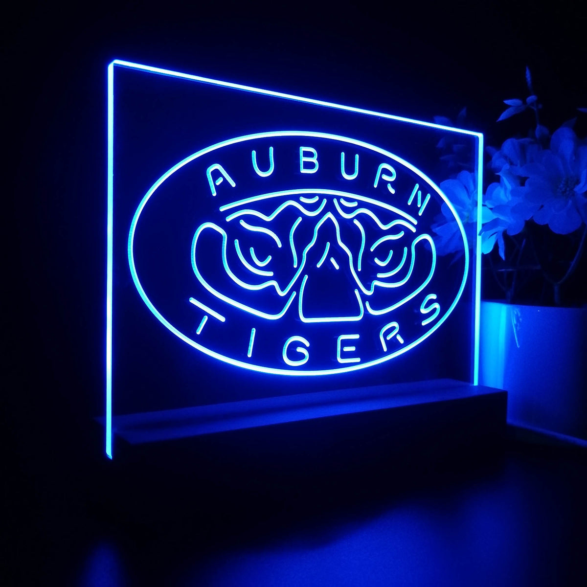 Auburn Tigers 3D LED Optical Illusion Night Light | LED LAB CAVE