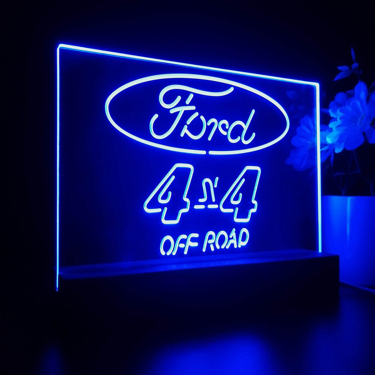 Ford 4x4 Off-road Jeep 3D LED Optical Illusion Night Light | LED LAB CAVE