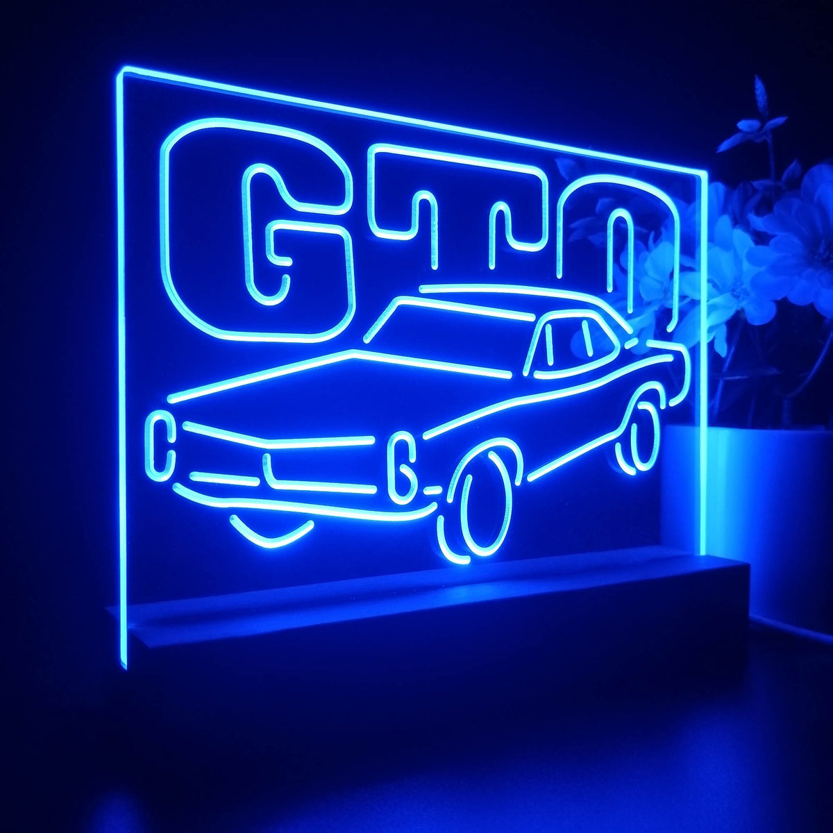 GM American Auto Pontiac GTO 3D LED Optical Illusion Night Light | LED ...