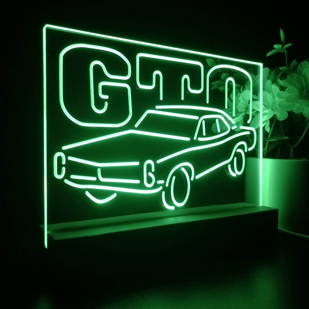 GM American Auto Pontiac GTO 3D LED Optical Illusion Night Light | LED ...