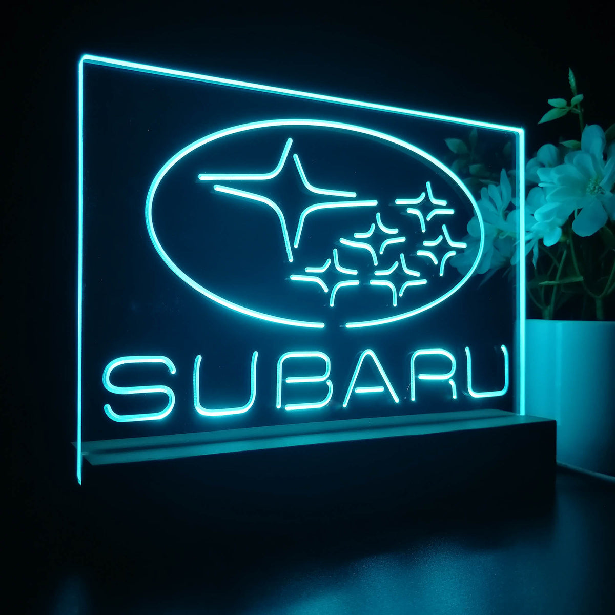 Subaru Car 3D LED Optical Illusion Night Light | LED LAB CAVE