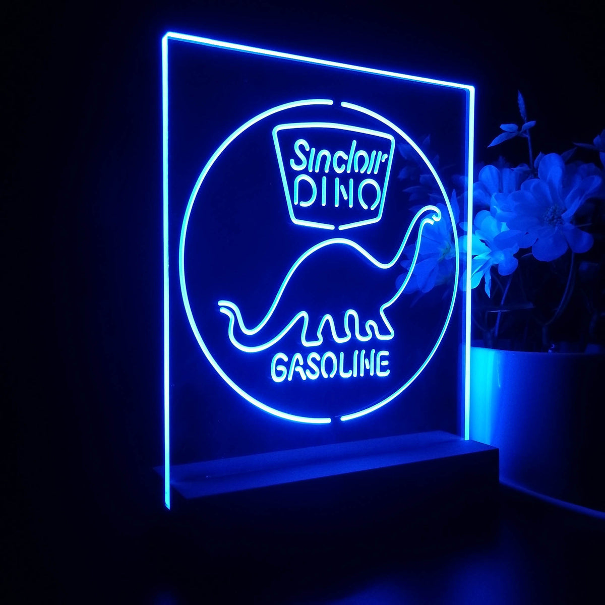 Sinclair Dinosaur Dino 3D LED Optical Illusion Night Light | LED LAB CAVE