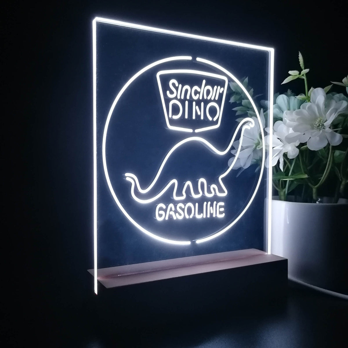 Sinclair Dinosaur Dino 3D LED Optical Illusion Night Light | LED LAB CAVE