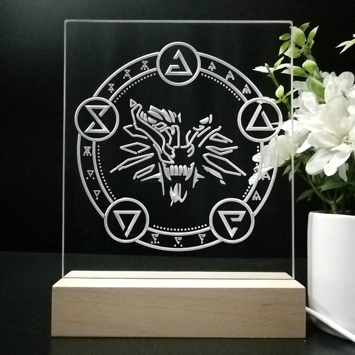 The Witcher Anime Night Light | LED LAB CAVE