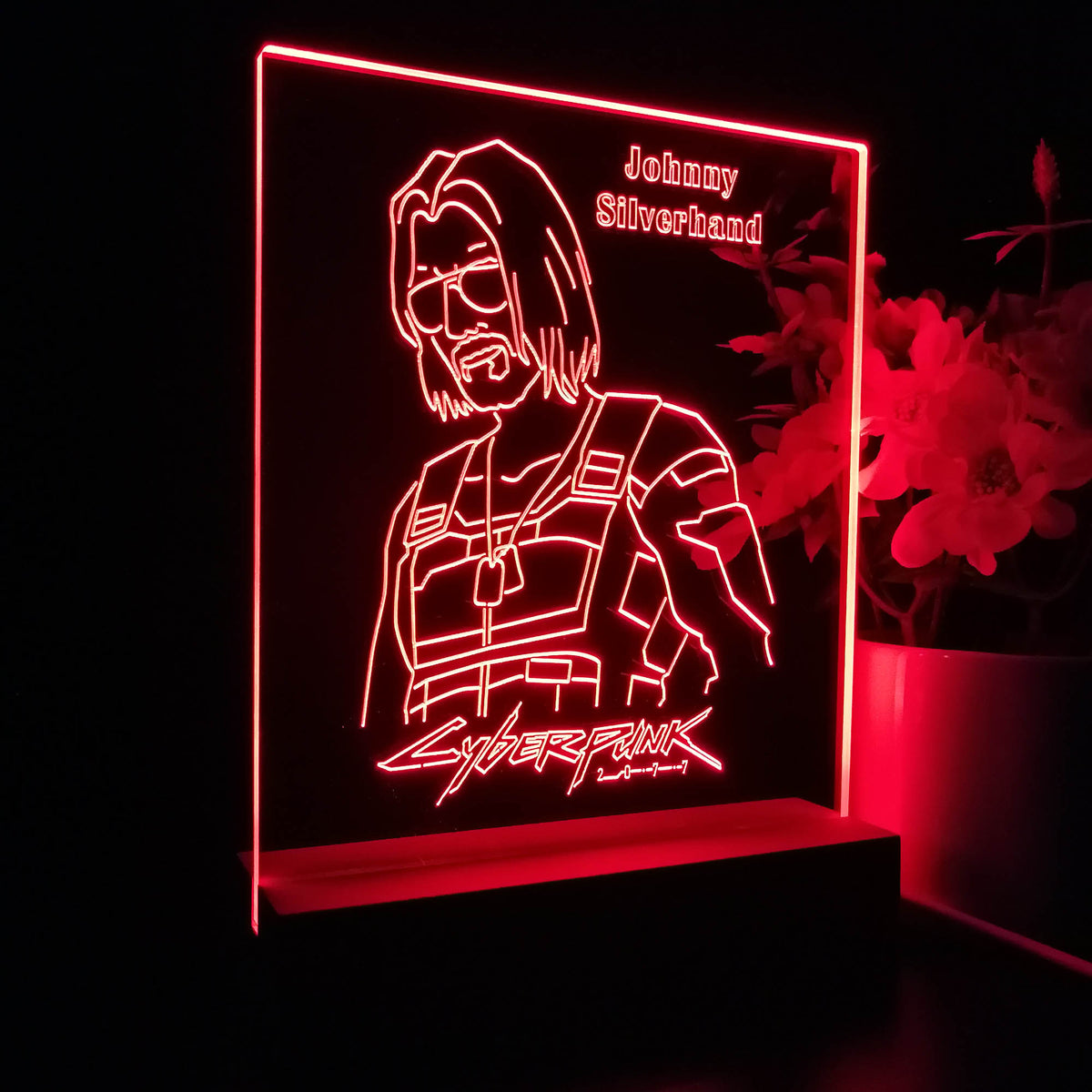 Cyberpunk 2077 Johnny Anime Night Light | LED LAB CAVE