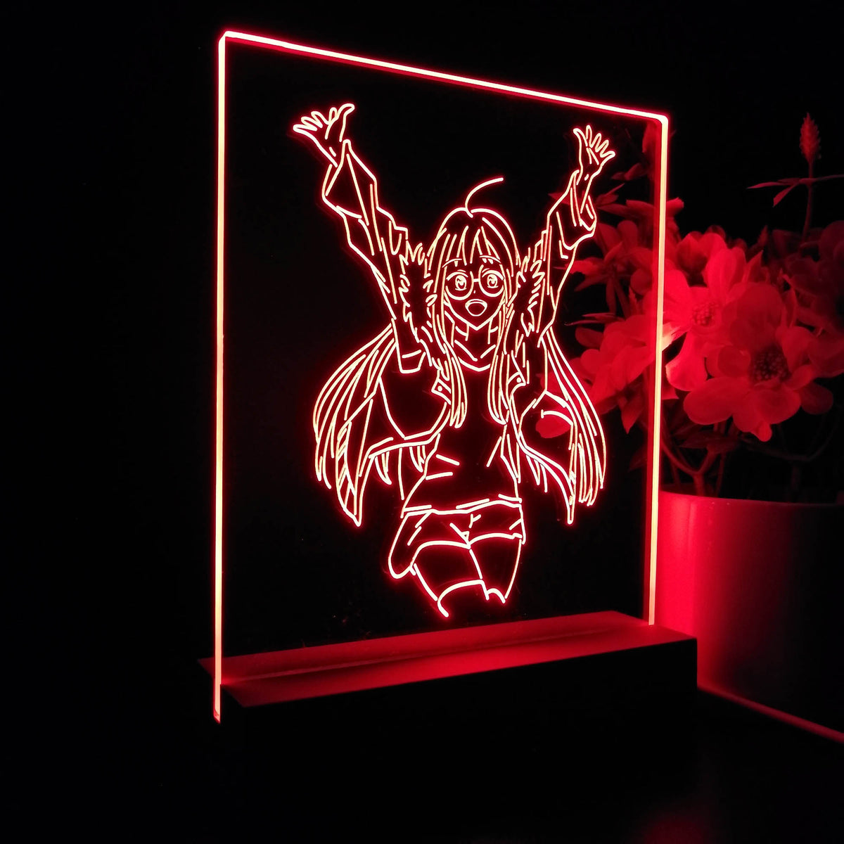 Persona 5 Futaba Sakura Jumping Anime Night Light | LED LAB CAVE