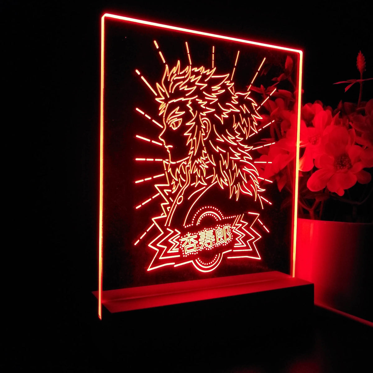 Demon Slayer Rengoku Kyoujurou Anime Night Light | LED LAB CAVE