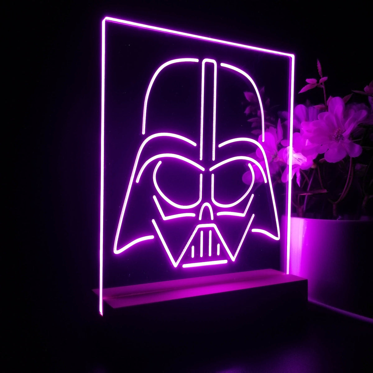 Stars Wars Darth Vader 3D LED Optical Illusion Night Light | LED LAB CAVE