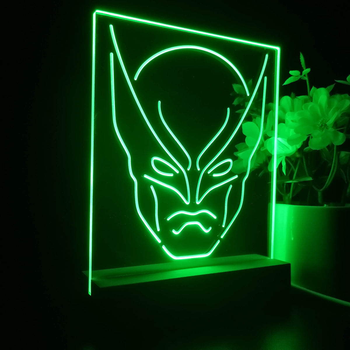 X-Men Wolverine 3D LED Optical Illusion Night Light | LED LAB CAVE