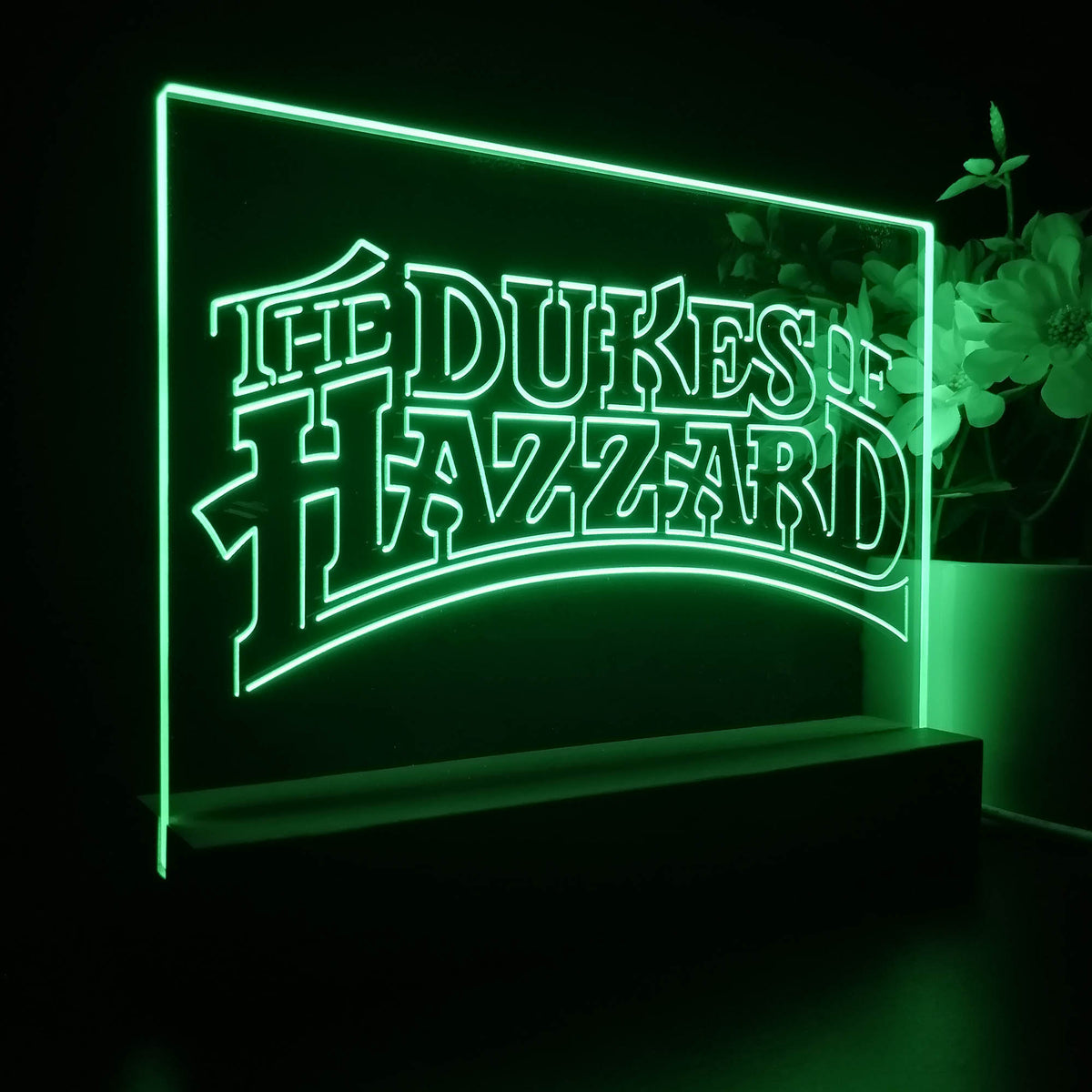 The Dukes of Hazzard 3D LED Optical Illusion Night Light | LED LAB CAVE