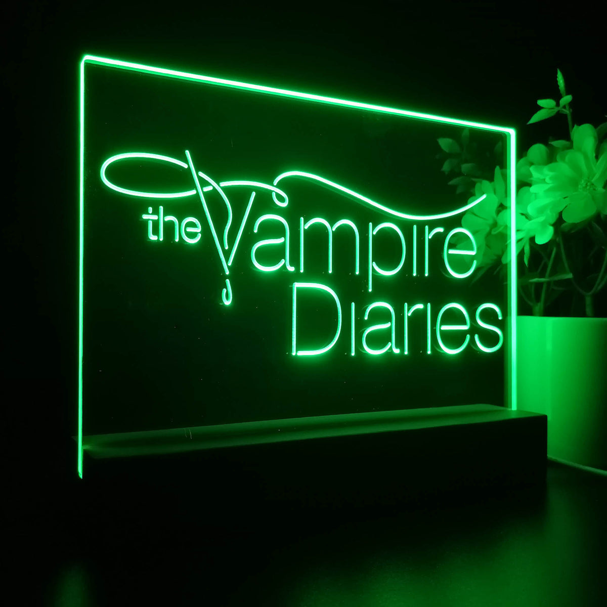 The Vampires Diaries 3D LED Optical Illusion Night Light | LED LAB CAVE
