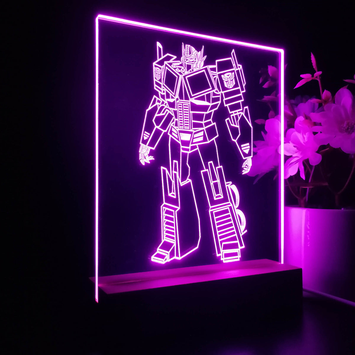 Transformers Optimus Prime 3D LED Optical Illusion Sleep Night Light ...