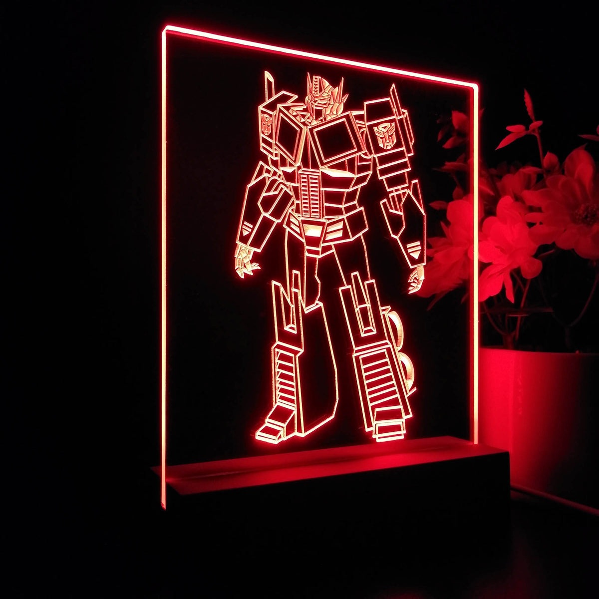 Transformers Optimus Prime 3D LED Optical Illusion Sleep Night Light ...