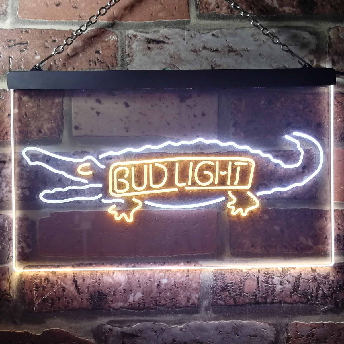 Bud Light Alligator Gator Beer Neon Sign - LED LAB CAVE