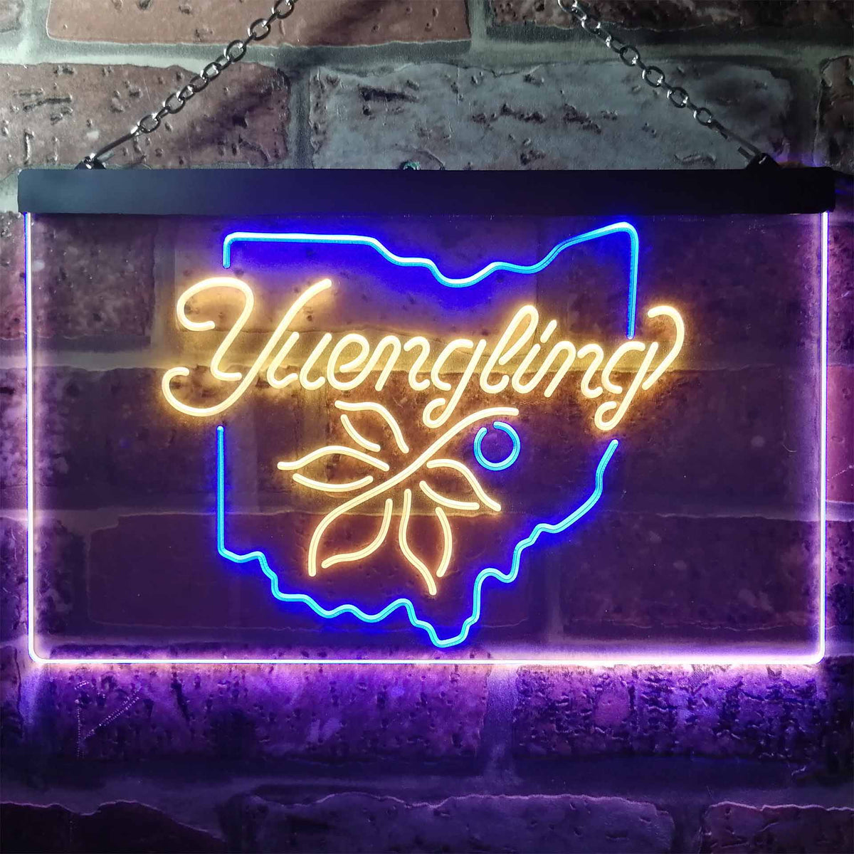 Yuengling Ohio State Buckeye Larger Beer Neon Sign - LED LAB CAVE