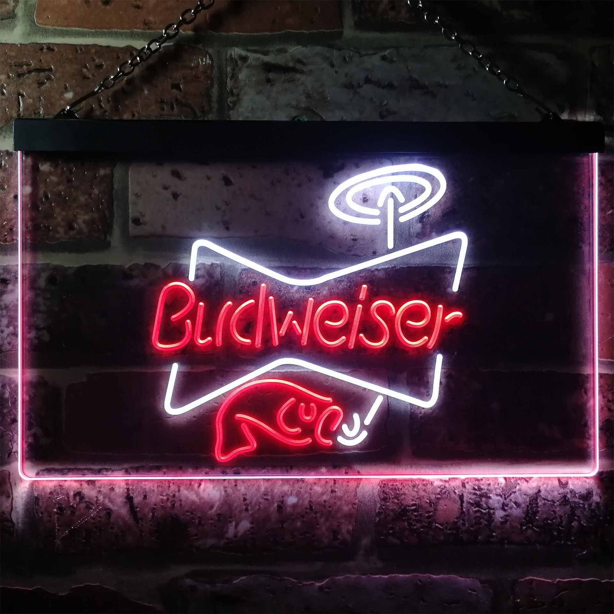 Budweiser Fish Neon Sign - LED LAB CAVE