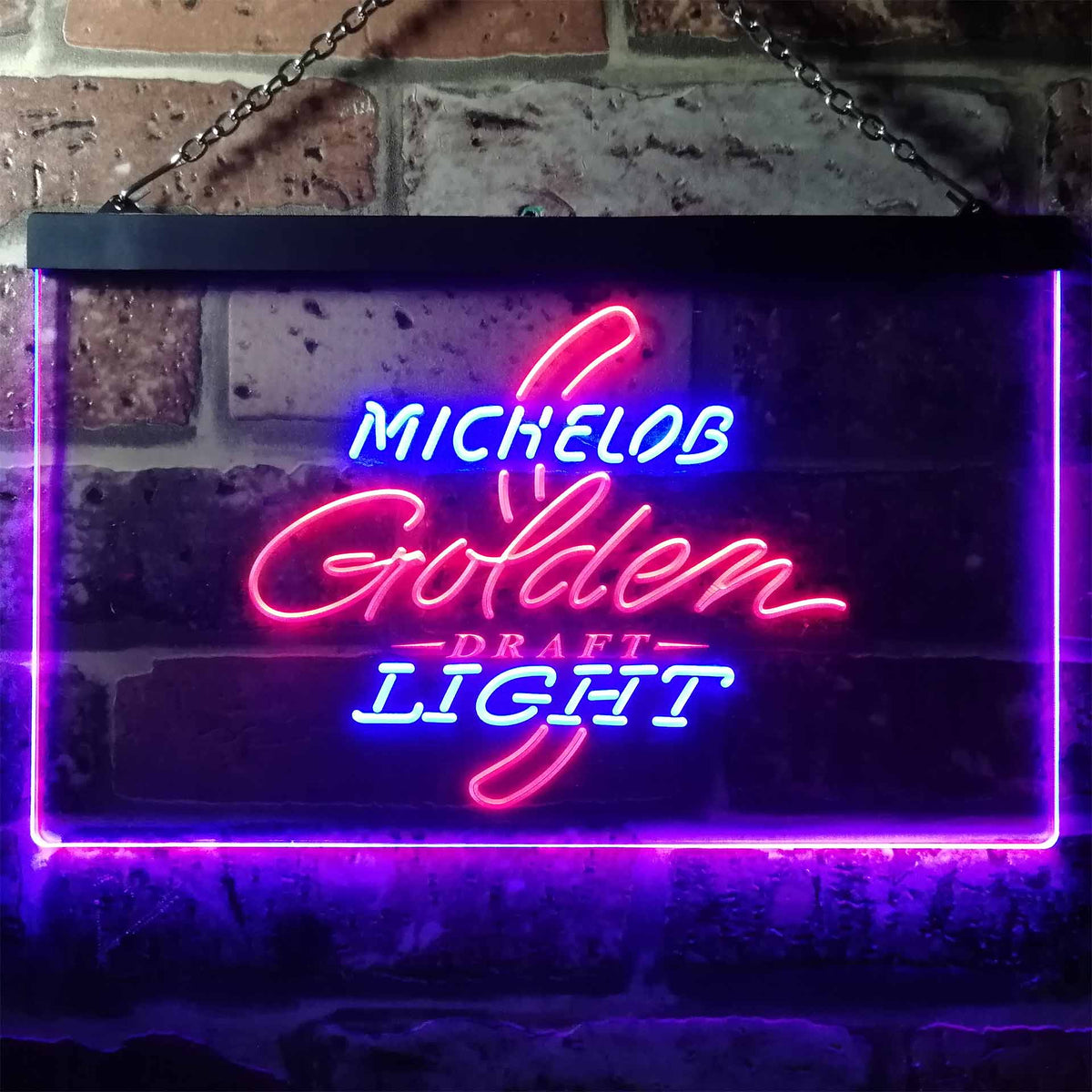 Michelob Golden Light Draft Neon Sign - LED LAB CAVE